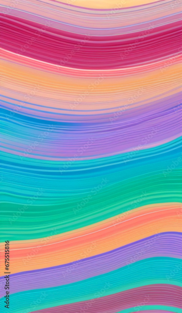 Motley pied stripes, waves, lines, curls and bumps. Abstract beautiful ...