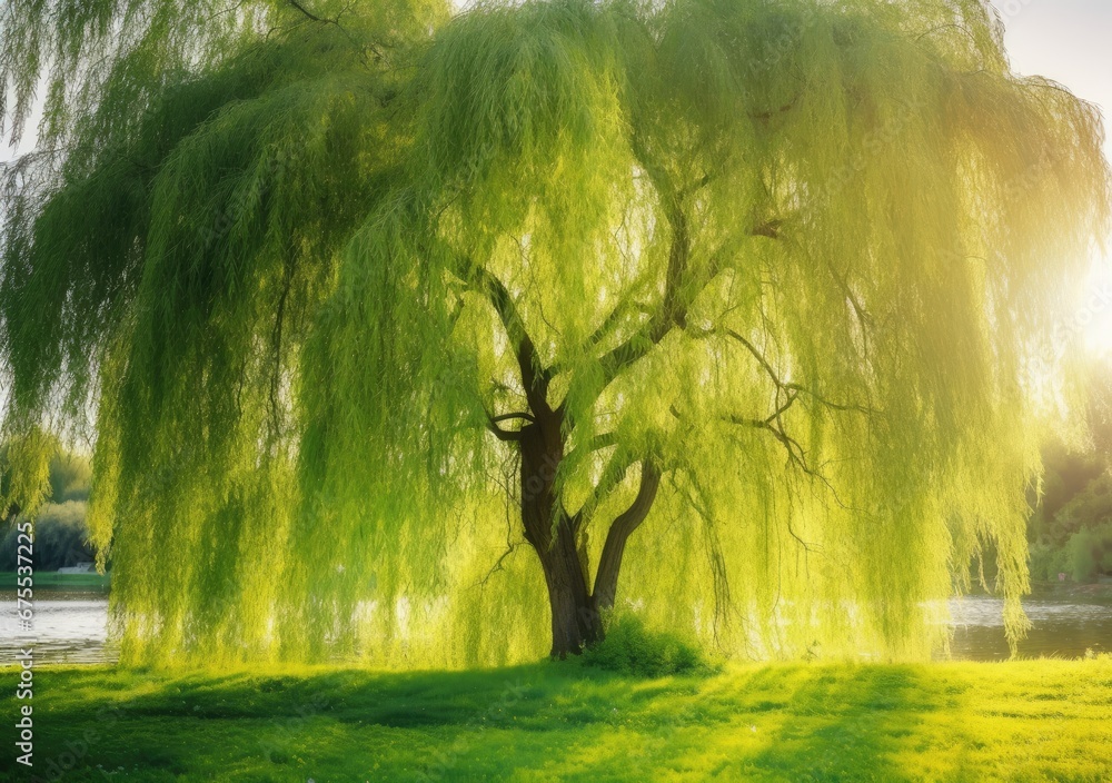 "Willow Whispers: Lose yourself in the beauty of A Majestic Weeping ...