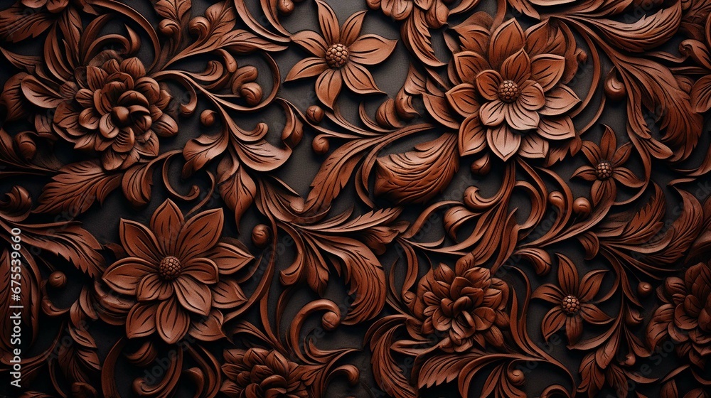 Leather floral pattern background. Pakistani ornamental pattern. create ...