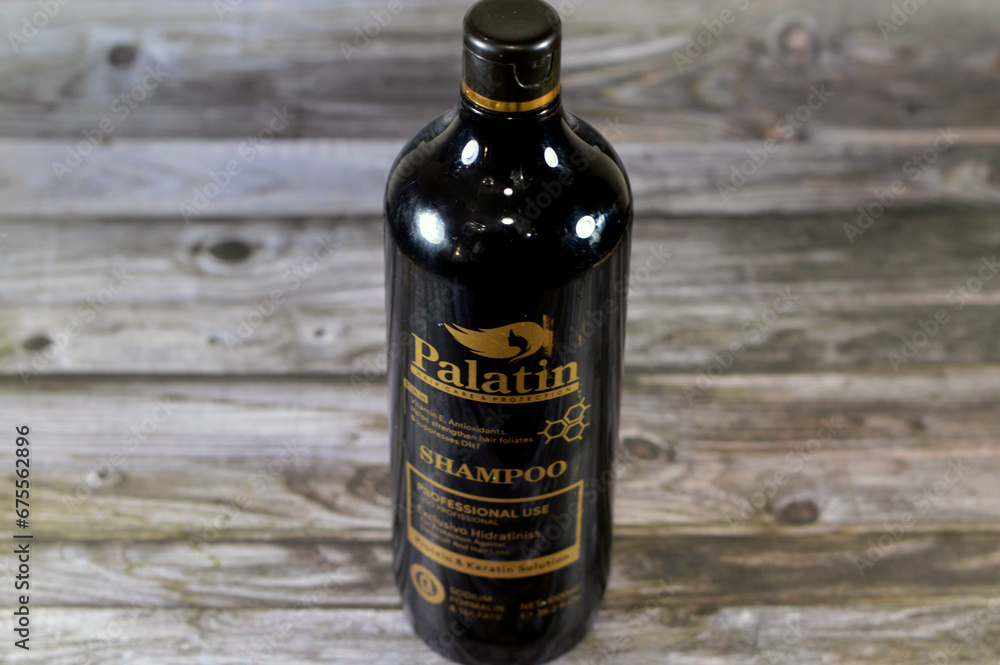 Cairo, Egypt, November 6 2023: Palatin Shampoo, rich in Vitamin E ...