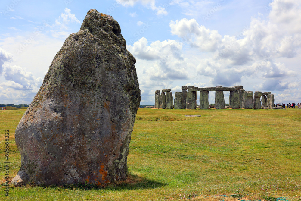 Stonehenge is a prehistoric monument on Salisbury Plain in Wiltshire ...