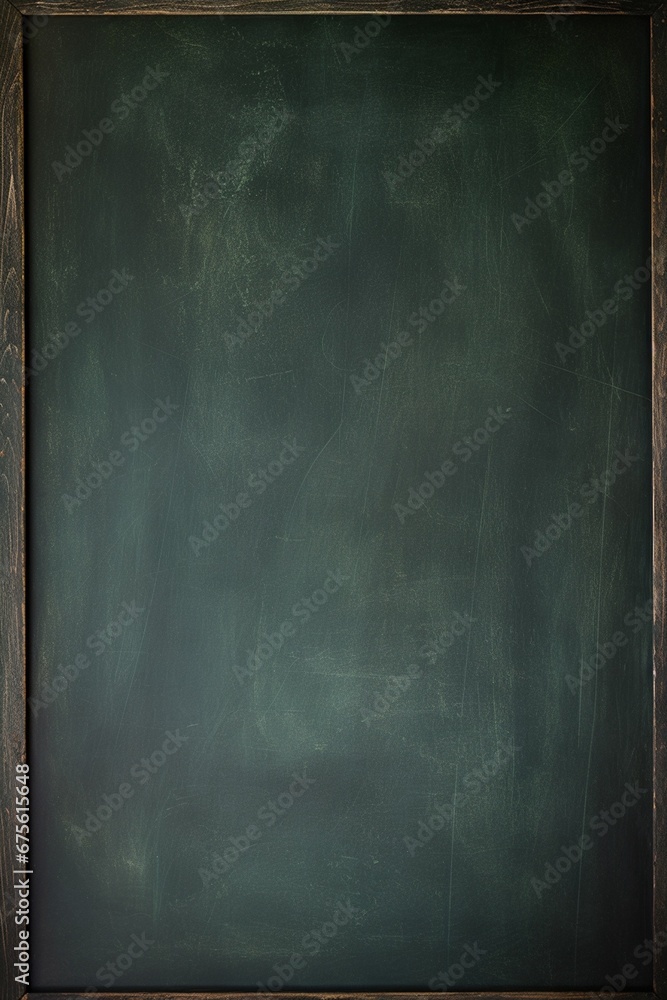 The close up detail and texture of a blank chalkboard horizontal ...