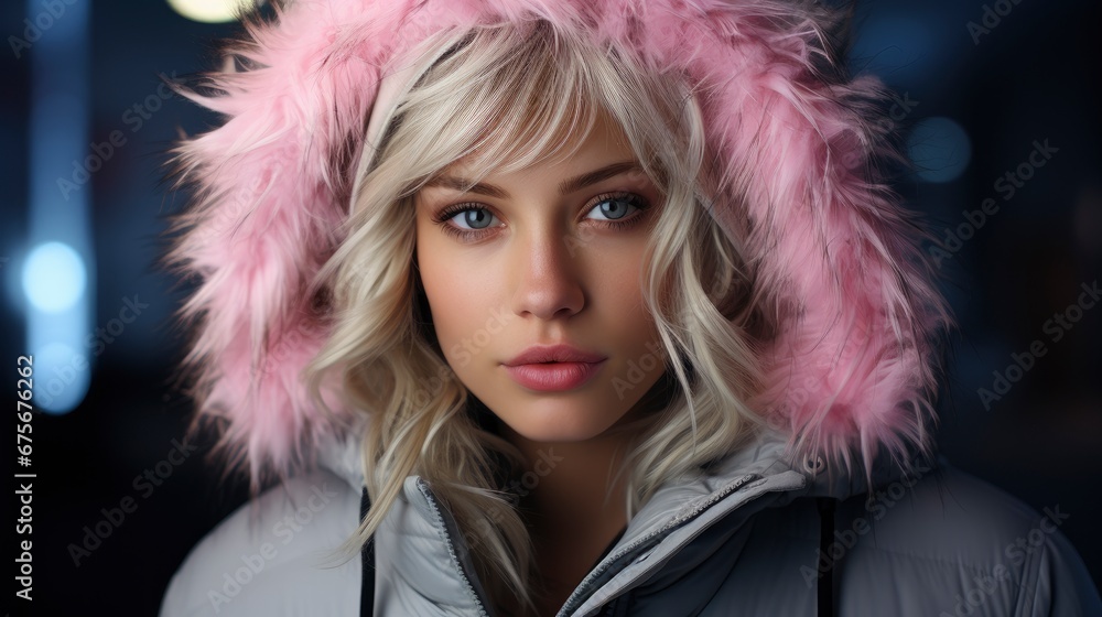Winter Girl, Gradient Color Background, Background Images , Hd ...