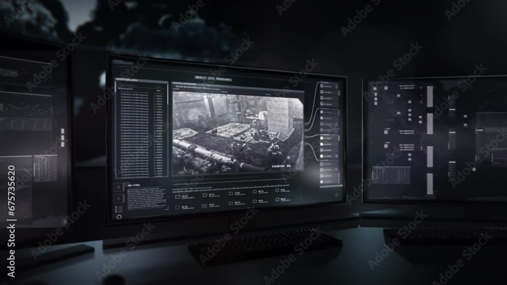 Monitoring Tactical Squad Warfare Operation On Military Command ...