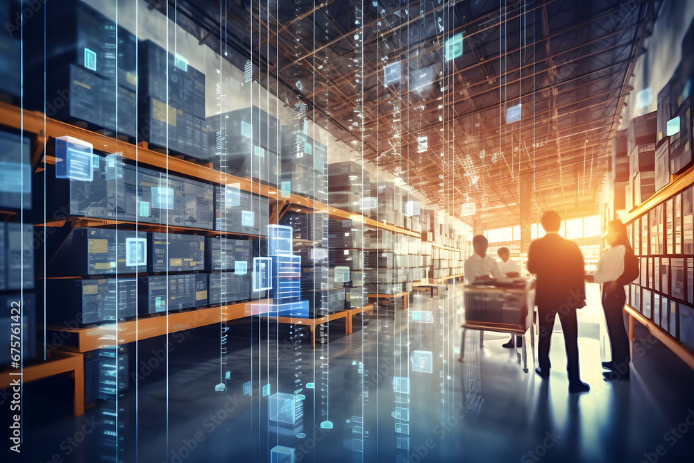 Smart logistics with connected infrastructure and digital tracking ...