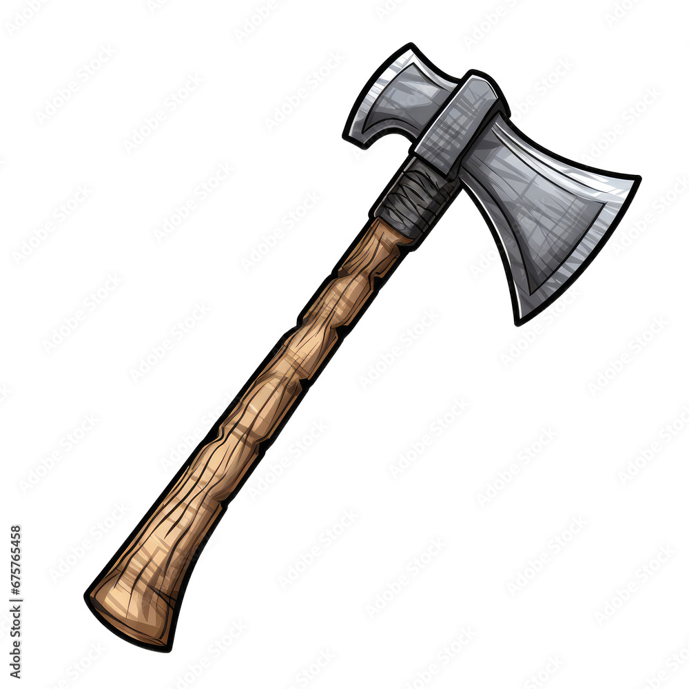 battle axe . Clipart PNG image . Transparent background . Cartoon ...