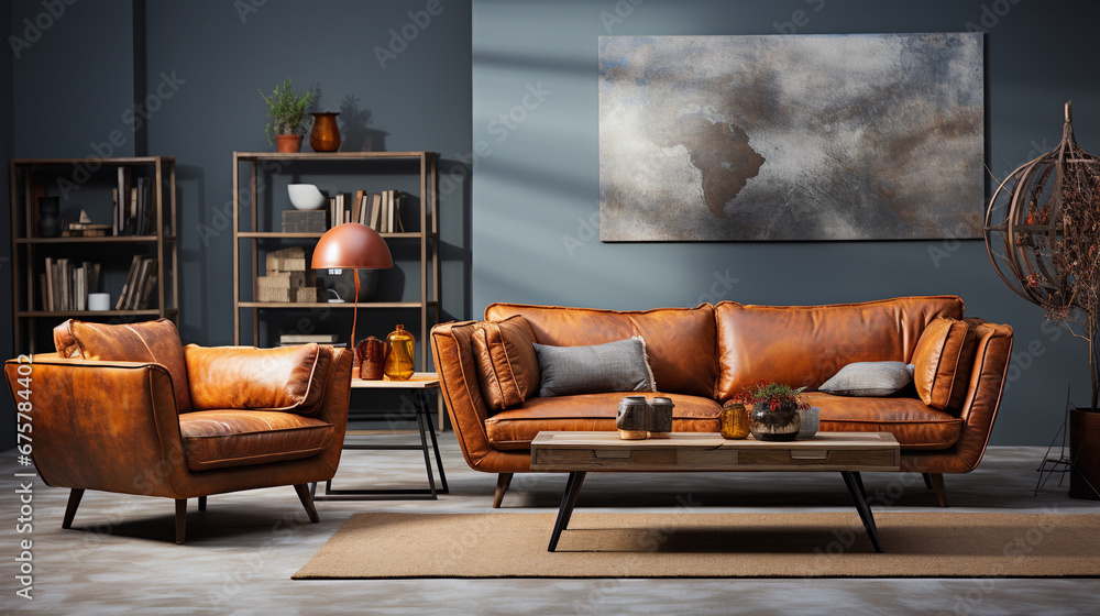 Foto de living interior with sofa - Modern house interior design with ...