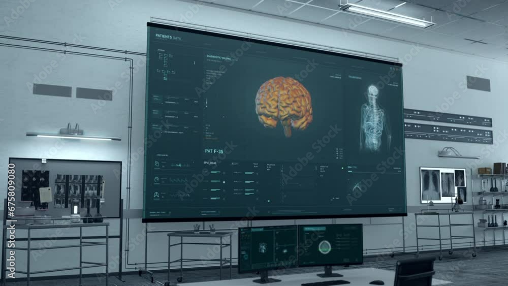 Medical Interface Conducts Advanced Examination Of Human Brain ...