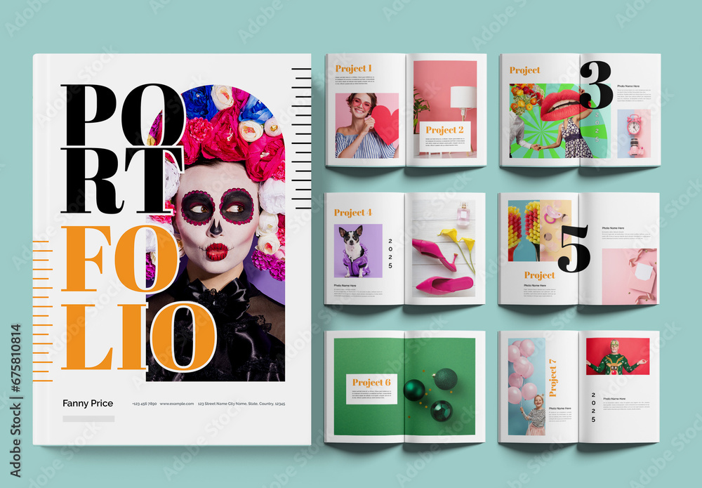 Portfolio Layout Stock Template | Adobe Stock