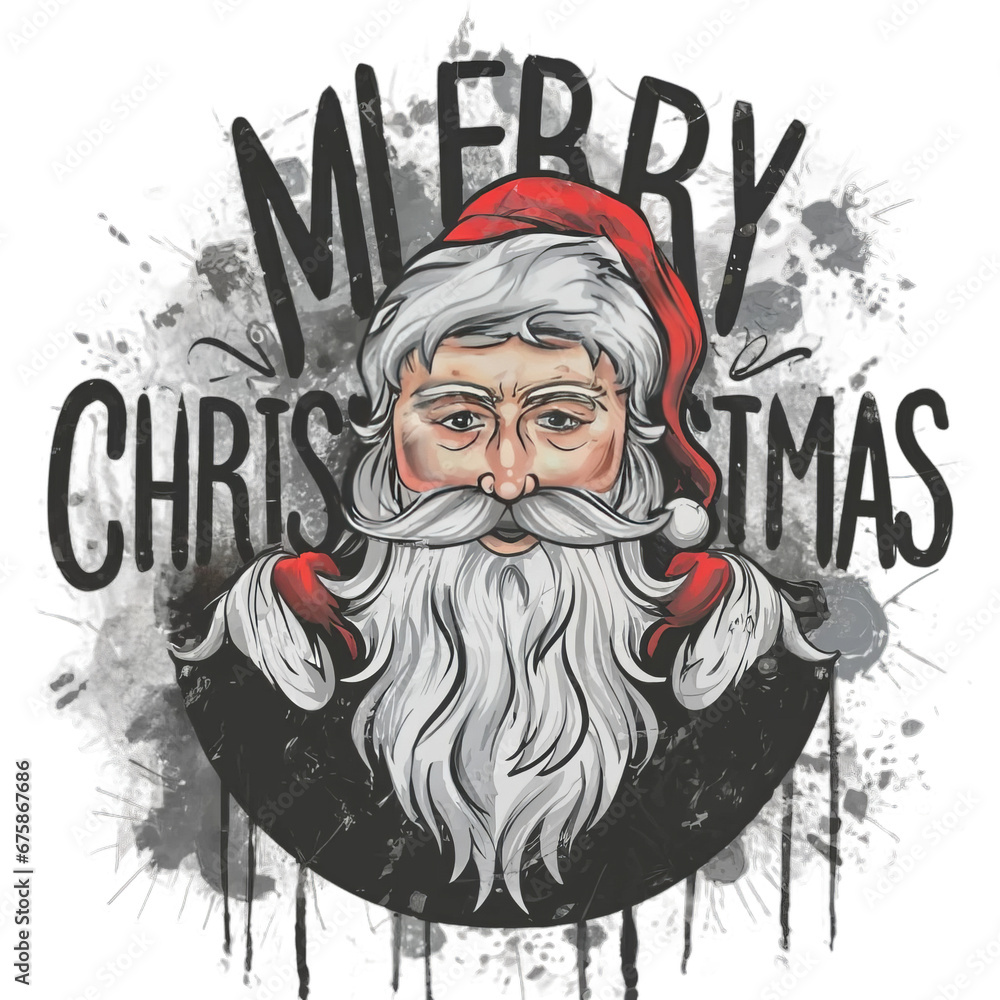 Santa Claus, reimagined in Gothic style, adds an artistic twist to the ...