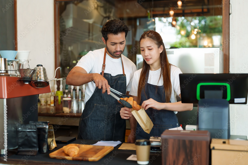 Coffee shop owner, business woman, Asian woman, wife of a man of many ...