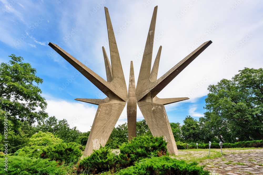 Sopot, Serbia - June 11, 2023: Kosmaj monument in the Kosmaj mountains ...