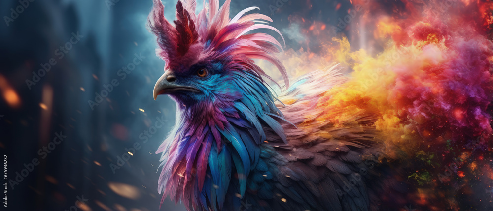 Mystical Creature: A Colorful Stunning Mythical Animal, Ideal for ...