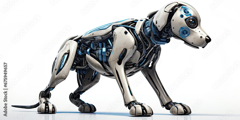 Dog robot Ai artificial mechanical pet companion cyber dogs technology ...