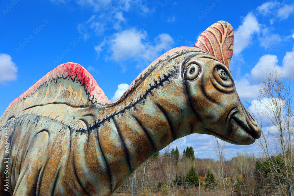 Lambeosaurus or Lambe's lizard is a genus of hadrosaurid dinosaur that ...