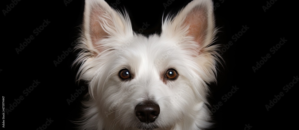 The suspicious man had a mysterious background but his white dog with ...
