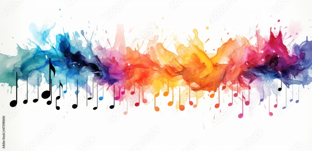 Colorful Chaos: A Vibrant Explosion of Paint Splatters on a Serene ...