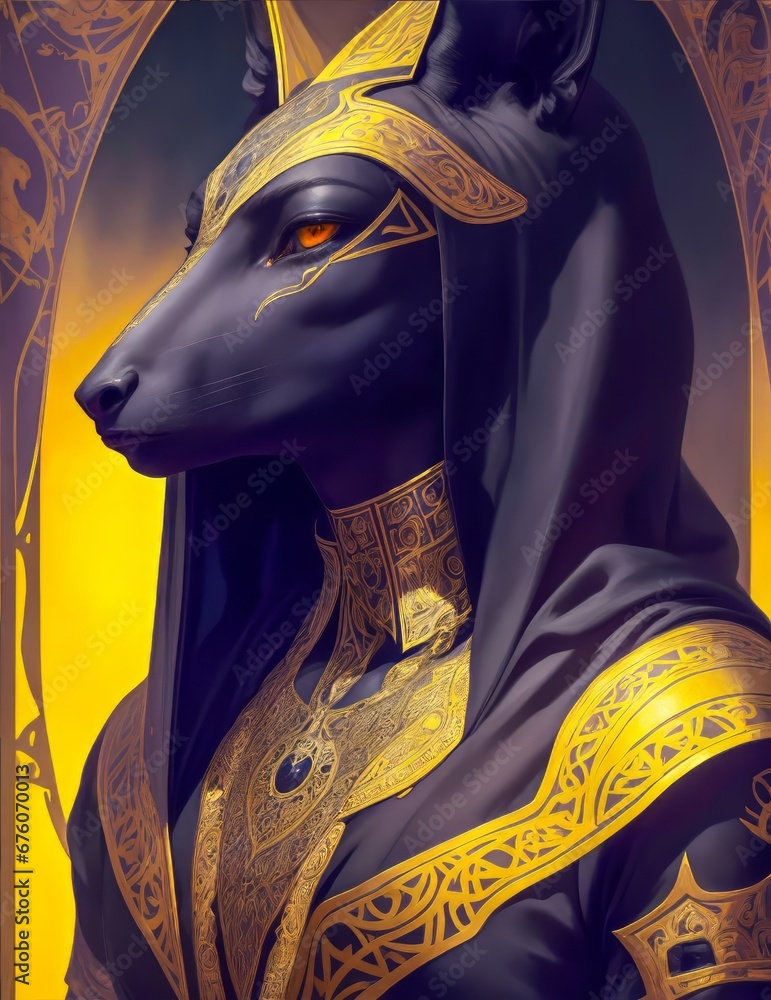 Anput Egypt Goddess of Funerals, Embalming and Protector of the Dead ...