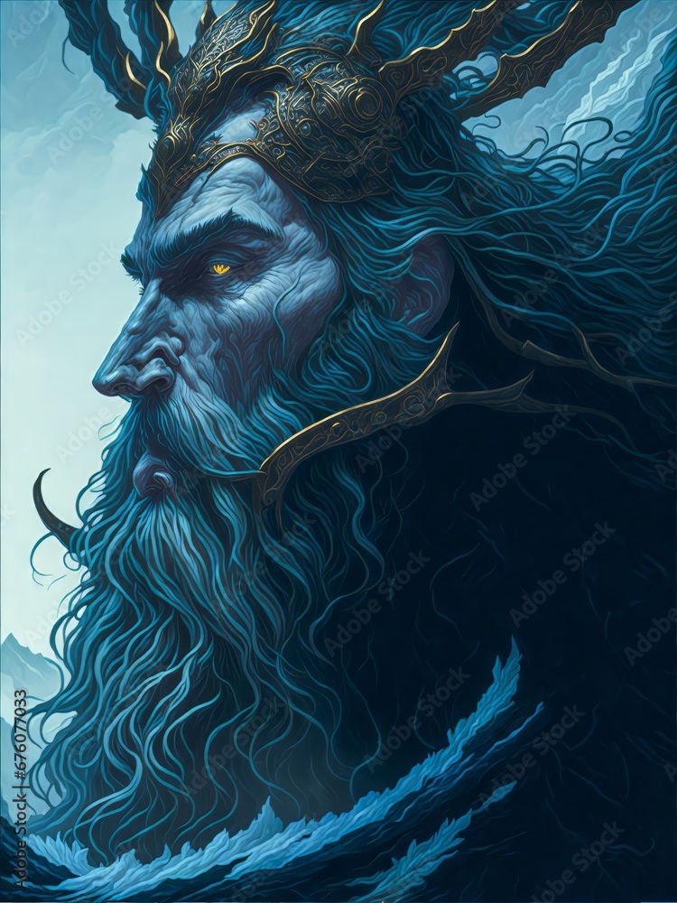 Njord Norse God of the Wind, Seafarers, Coasts, Inland Waters, and ...