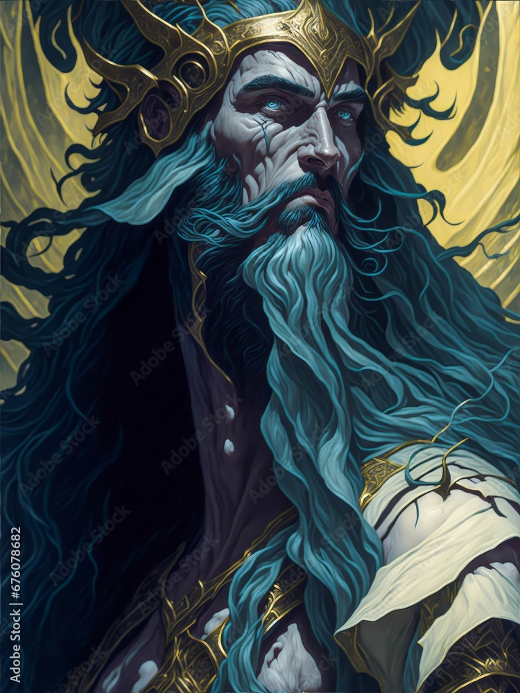 Hermod is a Norse God Known as the Messenger of the Gods. Abstract ...