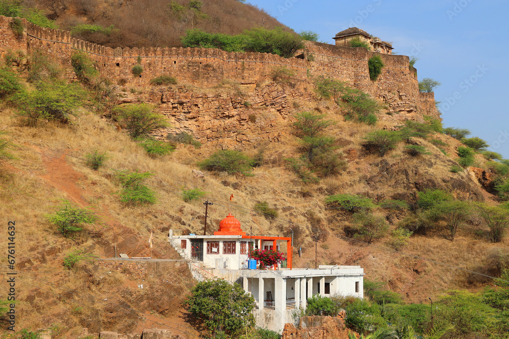 Bundi India Taragarh Fort is gigantic architecture nestled in Bundi ...