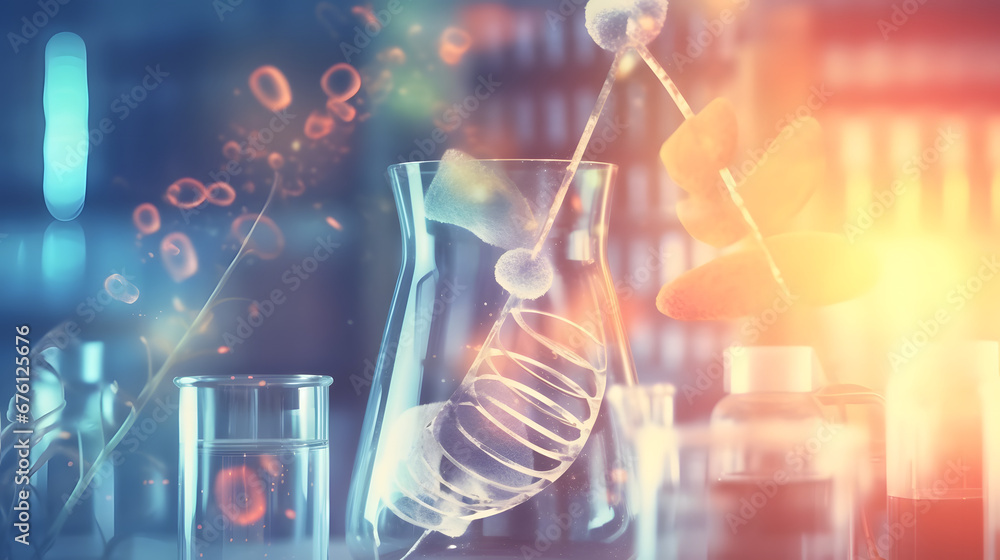 Scientist at Work in a Modern Laboratory, Exploring DNA Sequencing ...