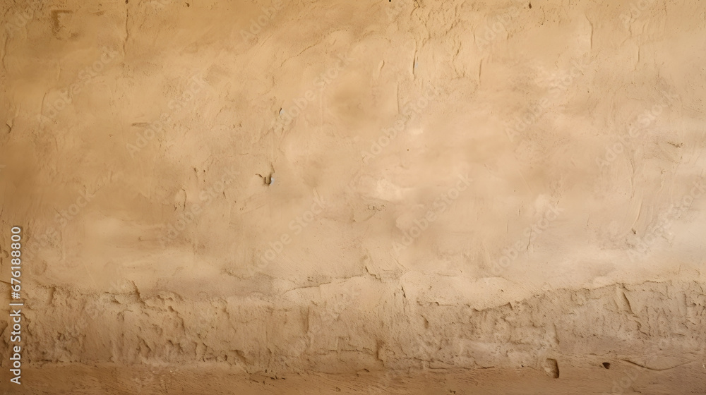 Old traditional house wall texture in Shindaga, Dubai. Brown beige ...