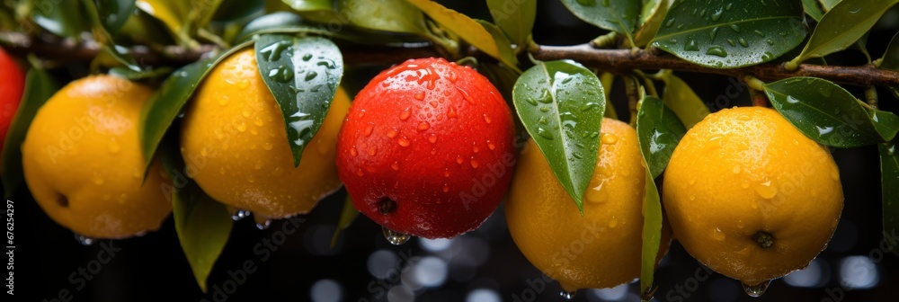 Different Trees Plants Fruit Standing , Background Image For Website ...