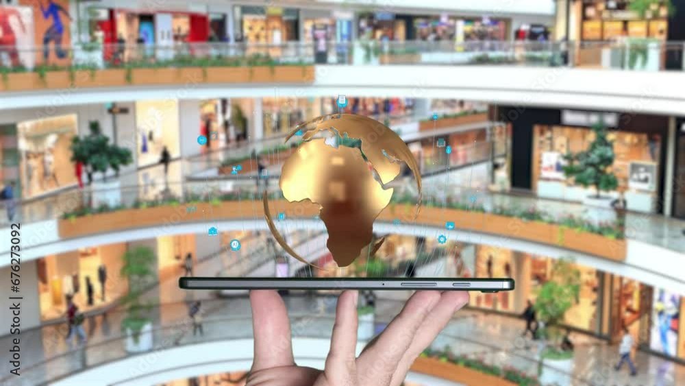 Smart city IOT internet of thing ICT digital technology futuristic ...