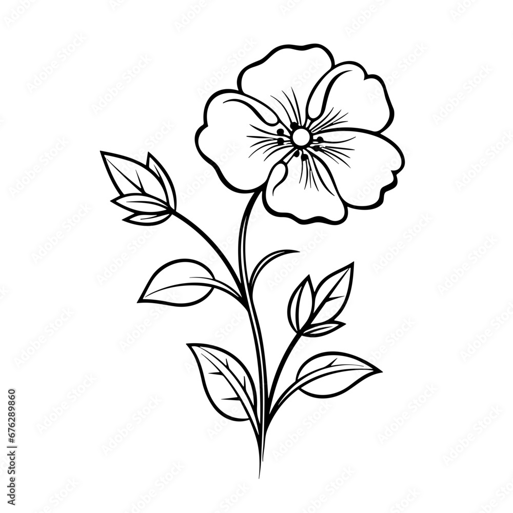 line drawing, line art png, line art prints, spring clipart, line art ...