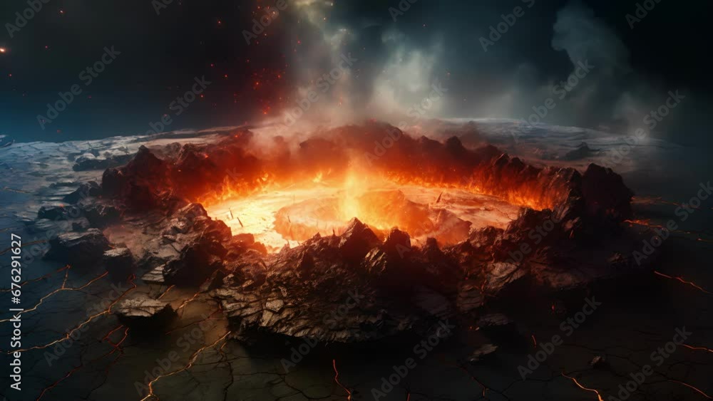 An invisible power surged through the ground shaking and quaking as an ...