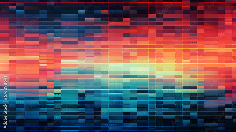 Seamless retro VHS scanlines or TV signal static noise transparent ...