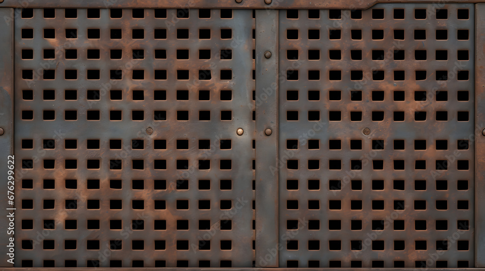 Seamless steel floor plate background texture. Tileable industrial ...