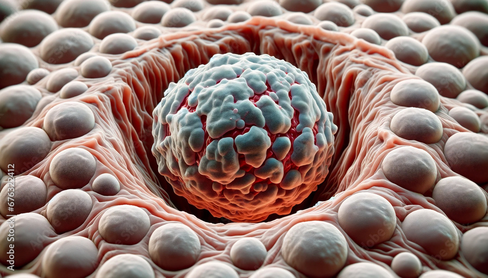 Schematic Representation of Cancer Cell Structure Generated by AI Stock ... Schematic Representation of Cancer Cell Structure Generated by AI Stock ...