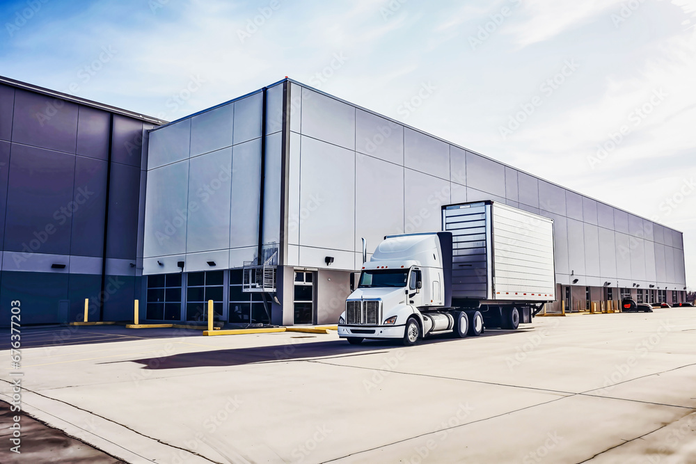 large-scale logistics through a realistic rendering capturing the ...