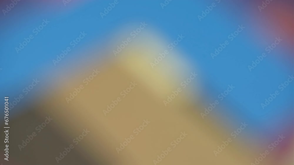 Abstract rainbow hypnotic animated background. Rotates slowly. The ...