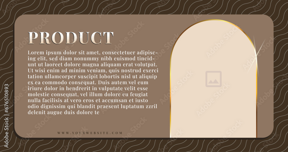 unique brown product banner design to elevate your brand with fashion ...