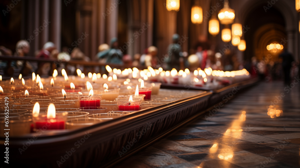 Christmas Midnight Mass: A magical scene of a Christmas Midnight Mass ...
