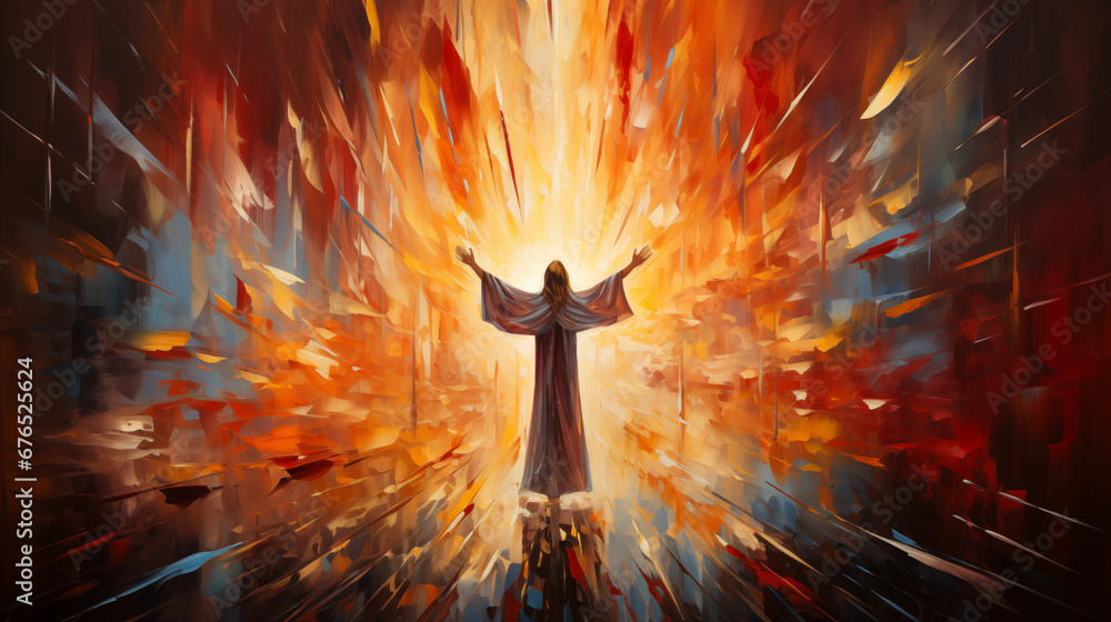 Divine Mercy Artwork: A captivating artwork depicting the Divine Mercy ...