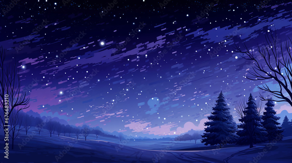 Beautiful Pixel Background An Enchanting Pixel Art Stock Illustration ...