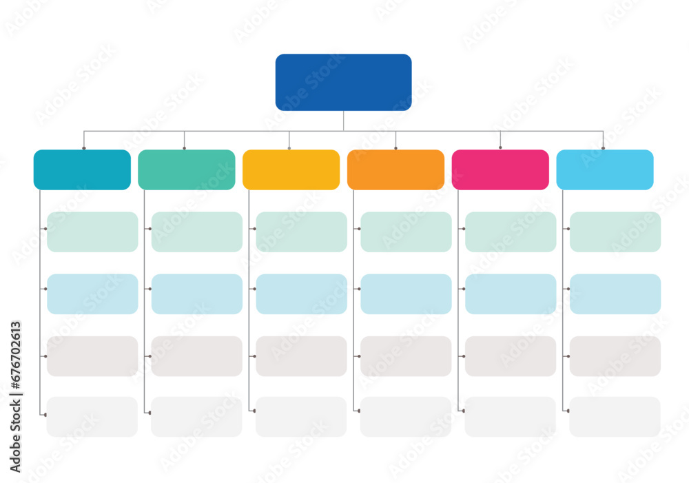 Infographic, Flowchart, Workflow, diagram, organization chart, vector ...