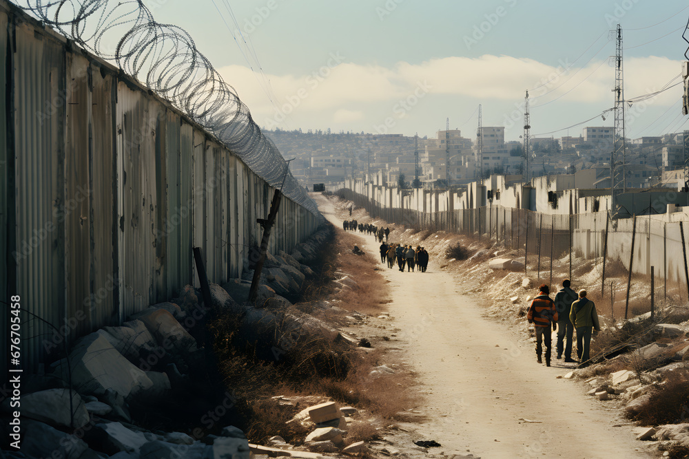 Israel, Palestine and Gaza Border Challenges Between Walls and Waves Ai ...