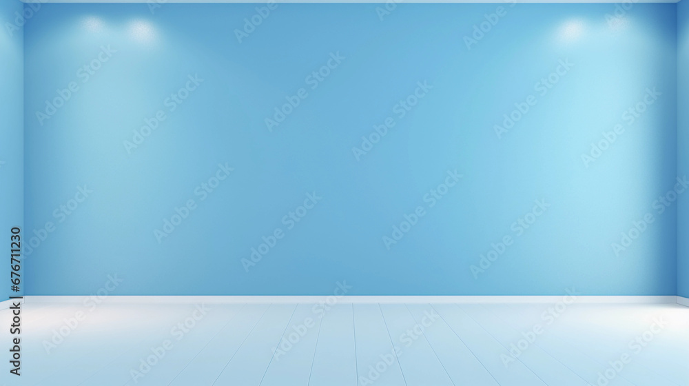 Blue background for product shots, studio lighting, product stand, copy ...