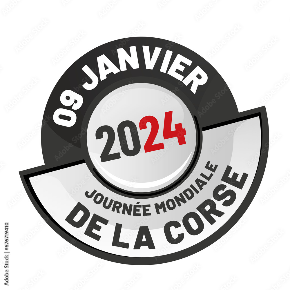 Journée mondiale de la Corse le 9 janvier 2024 Stock Photo | Adobe Stock