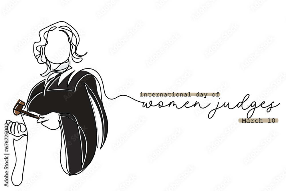 International day of women judges observed on 10 march every year ...