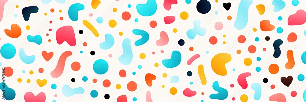 Children's cartoon abstract minimalist backdrop doodle drawing with ...