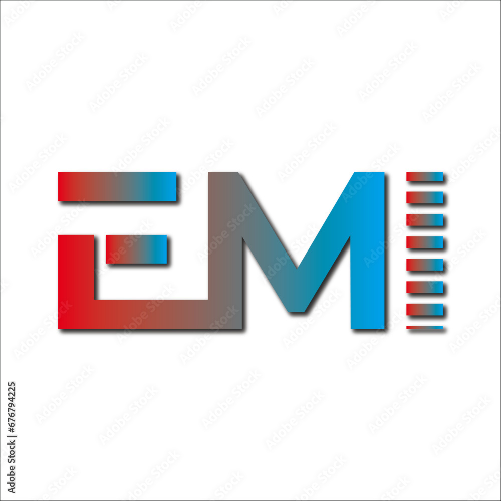 emi logo, letter emi, logo emi icon, emi design ,emi vector emi, Stock ...