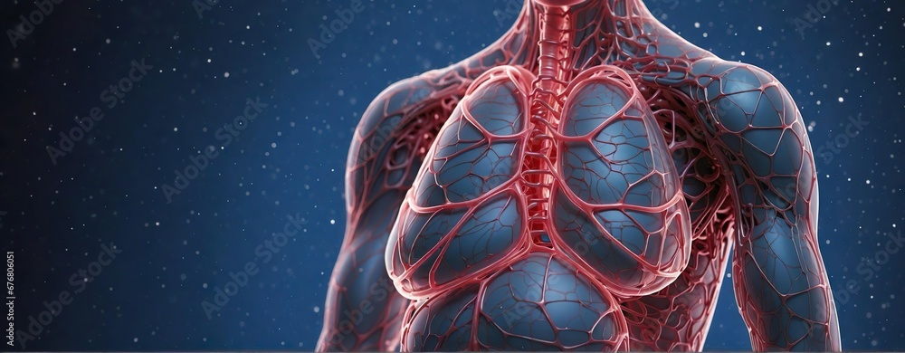 transparent medical 3D model of a human body showing digestive organs ...