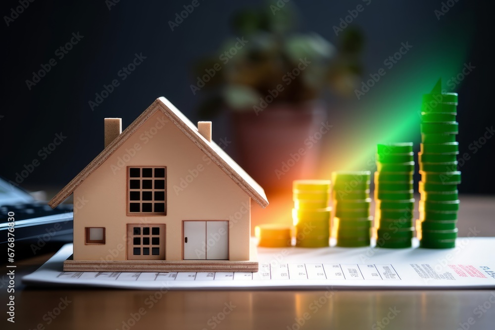 Energy efficiency concept with energy rating chart diagram. Energy ...