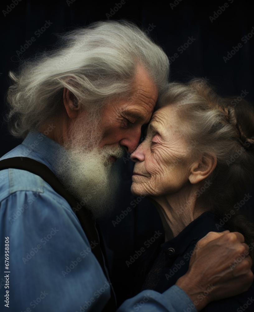 Old lovers, eternal love. The timeless love story of old lovers who ...